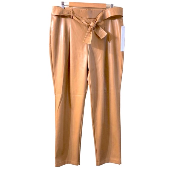 Carole Wren | Pants & Jumpsuits | Brand New Carole Wren Tan Faux ...